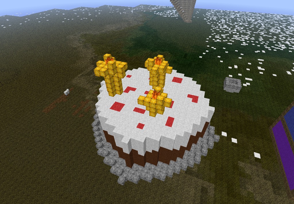 Giant Cake Minecraft Map